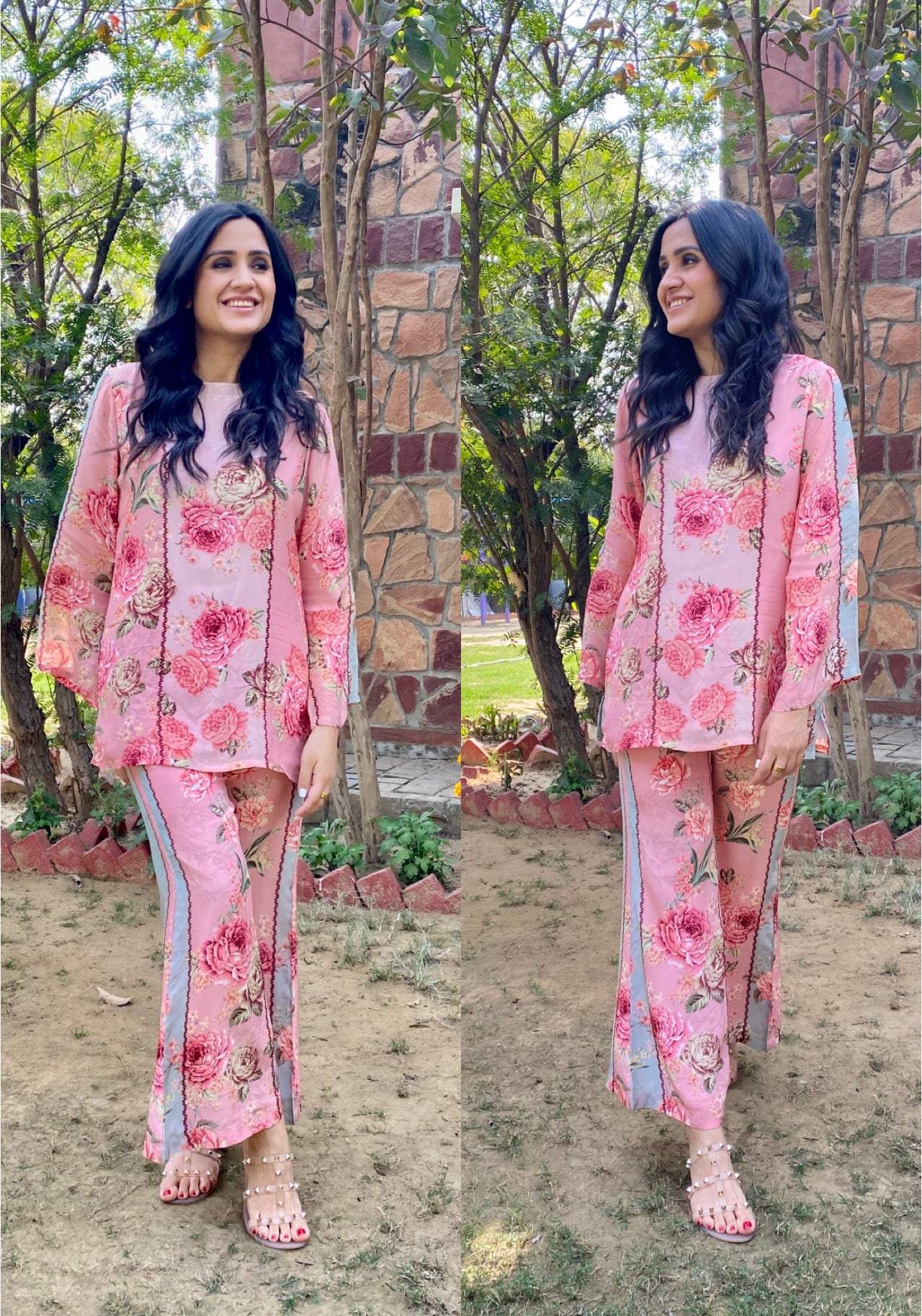 Blush Pink Floral Coord Set